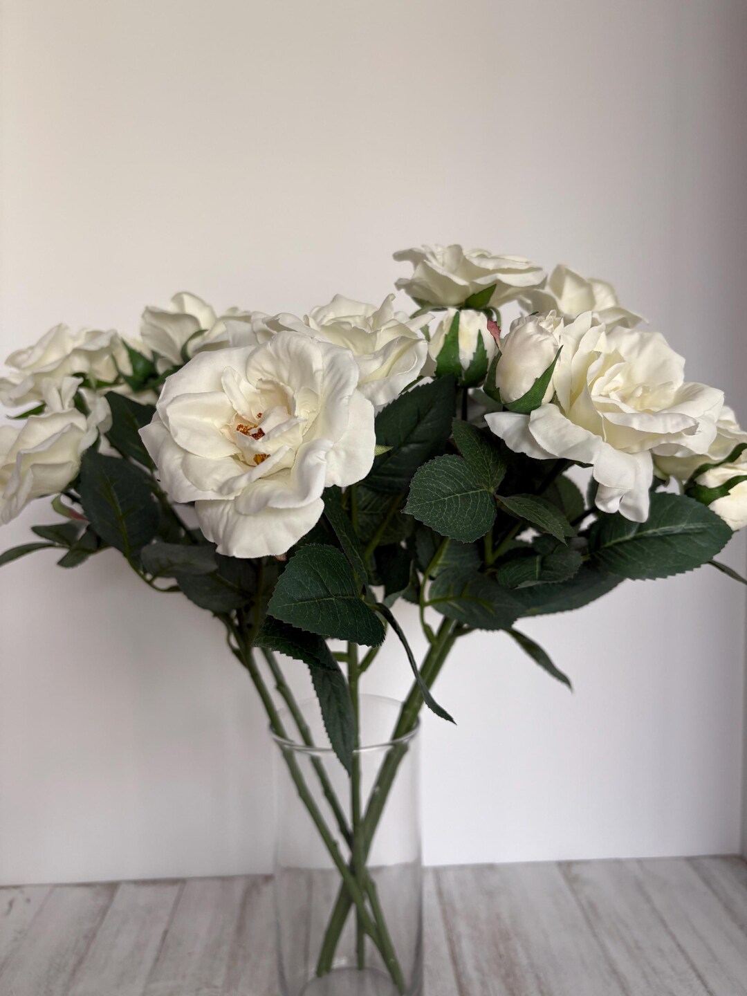 Silk White Wild Roses-ready TO SHIP - Etsy