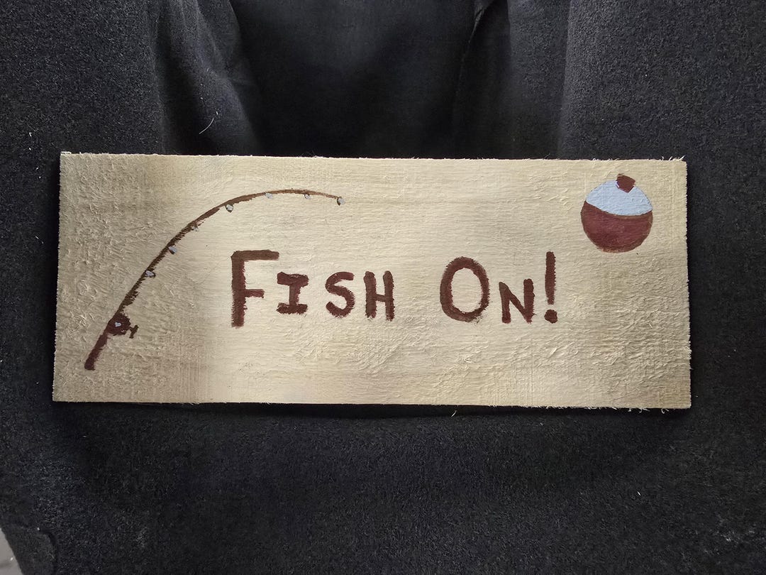 Fish On! Sign - Etsy