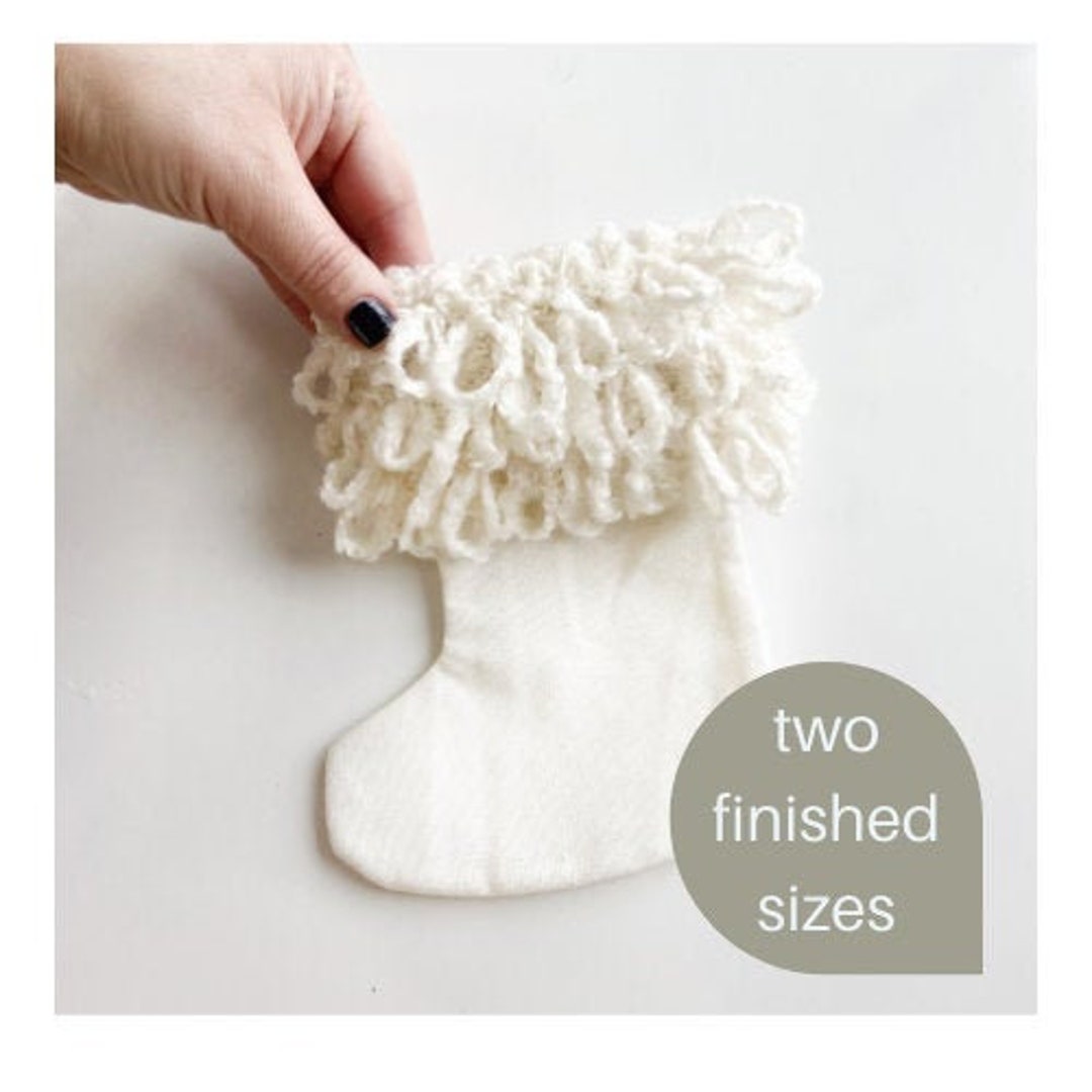 CROCHET PATTERN: the Hygge Stocking Cuff, Crochet Christmas Stocking ...