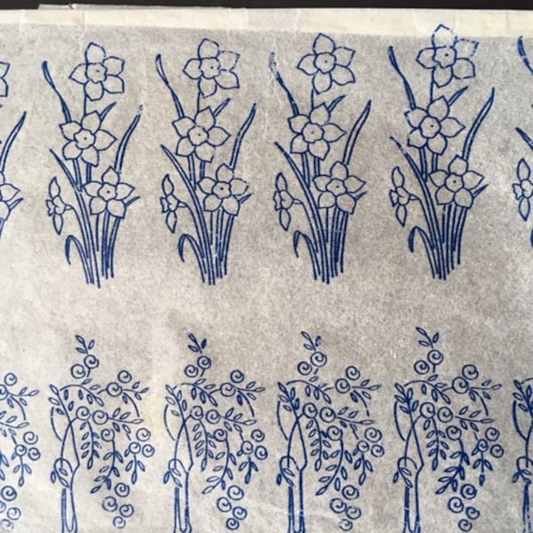 Flower Embroidery Transfer - Etsy