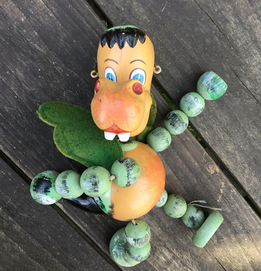 Vintage Pelham Puppet Baby Dragon Puppet | Marionette - Etsy