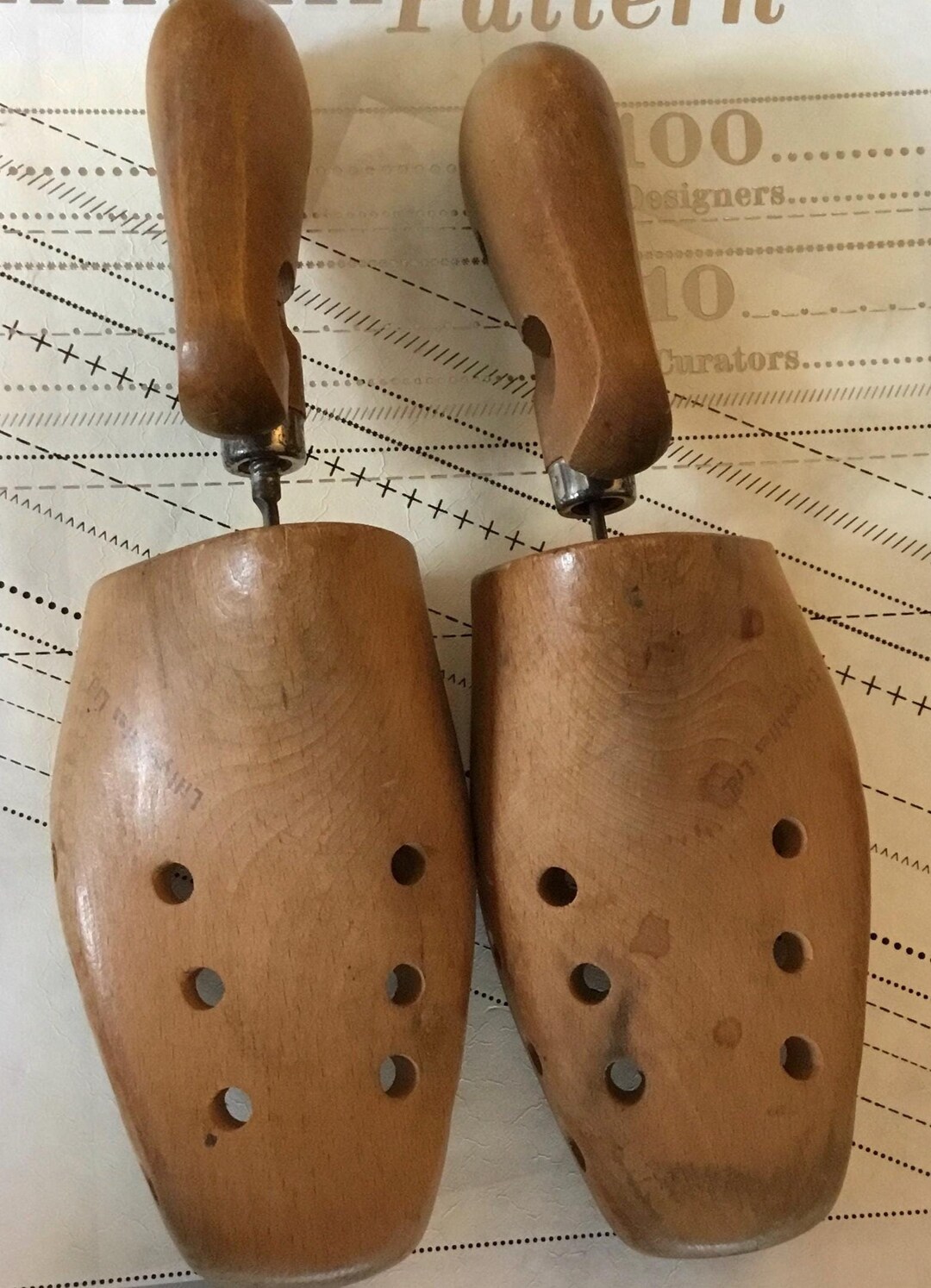 Vintage Lillywhites Ltd Wooden Shoe Trees - Etsy