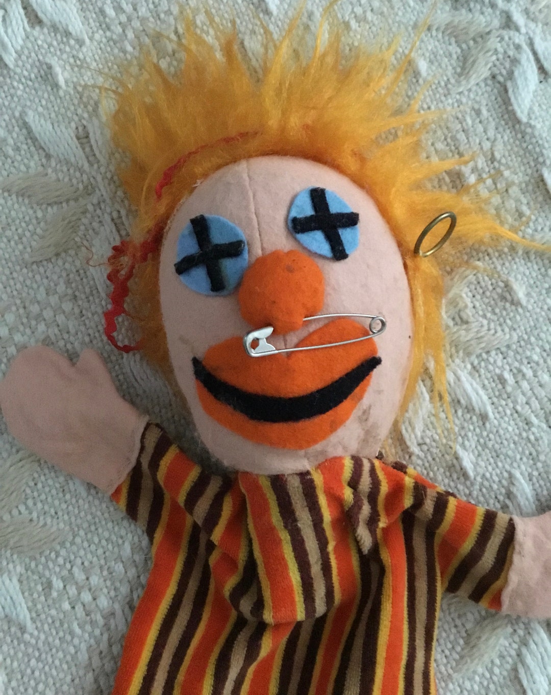 Vintage Punch & Judy Punk Hand Puppet - Etsy