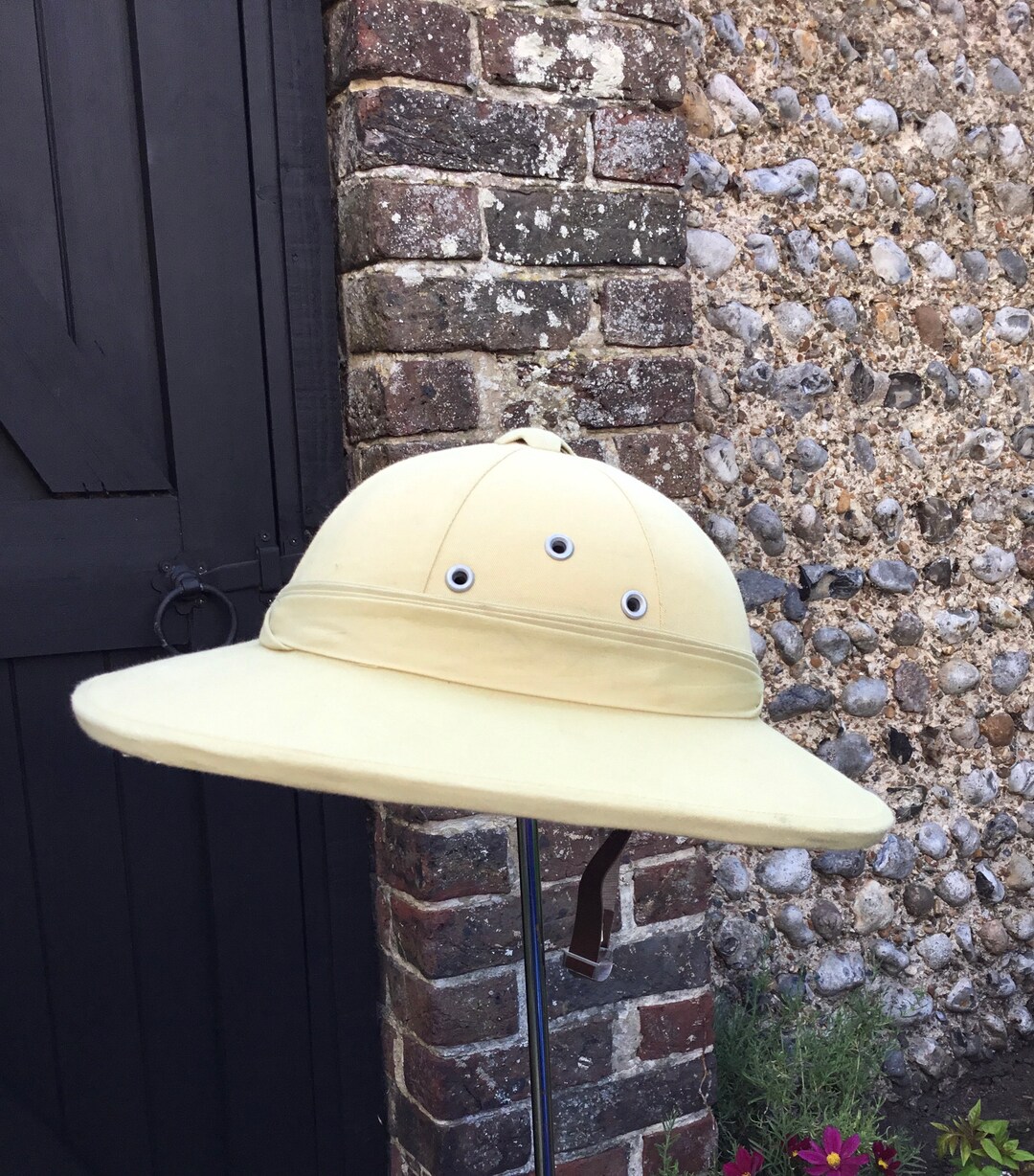 Vintage Pith Helmet Extra Large 62cm - Etsy
