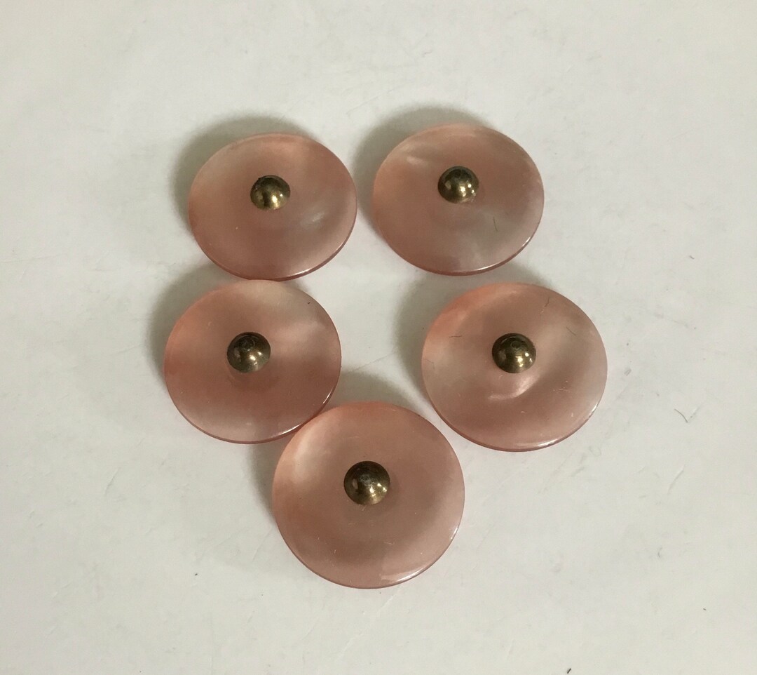 Vintage Pink Buttons - Etsy