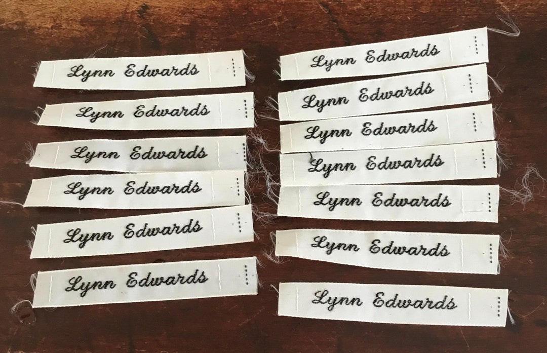 Vintage Name Labels Lynn Edwards - Etsy