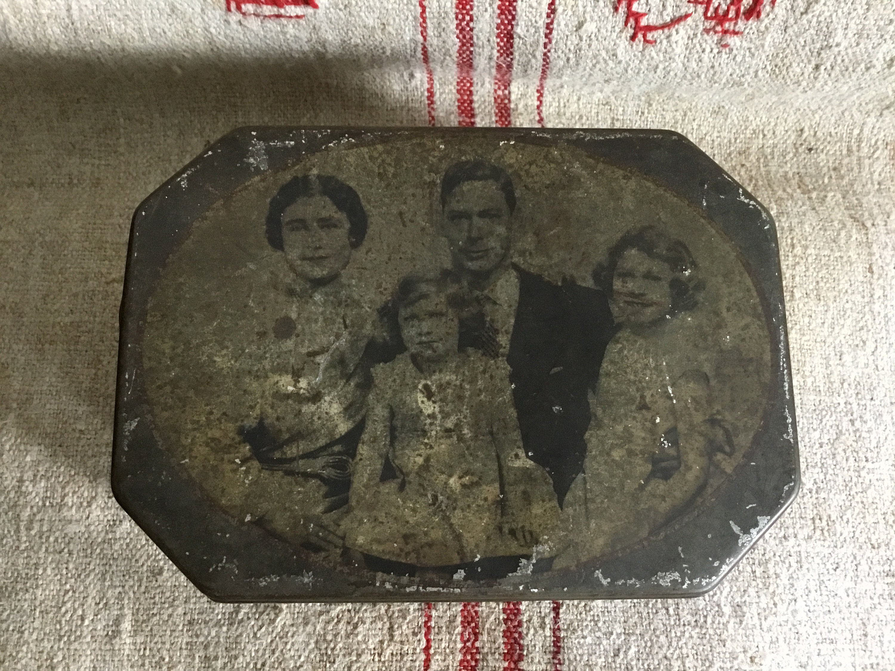 Vintage King George VI and Commemorative Coronation Tin Box | Etsy