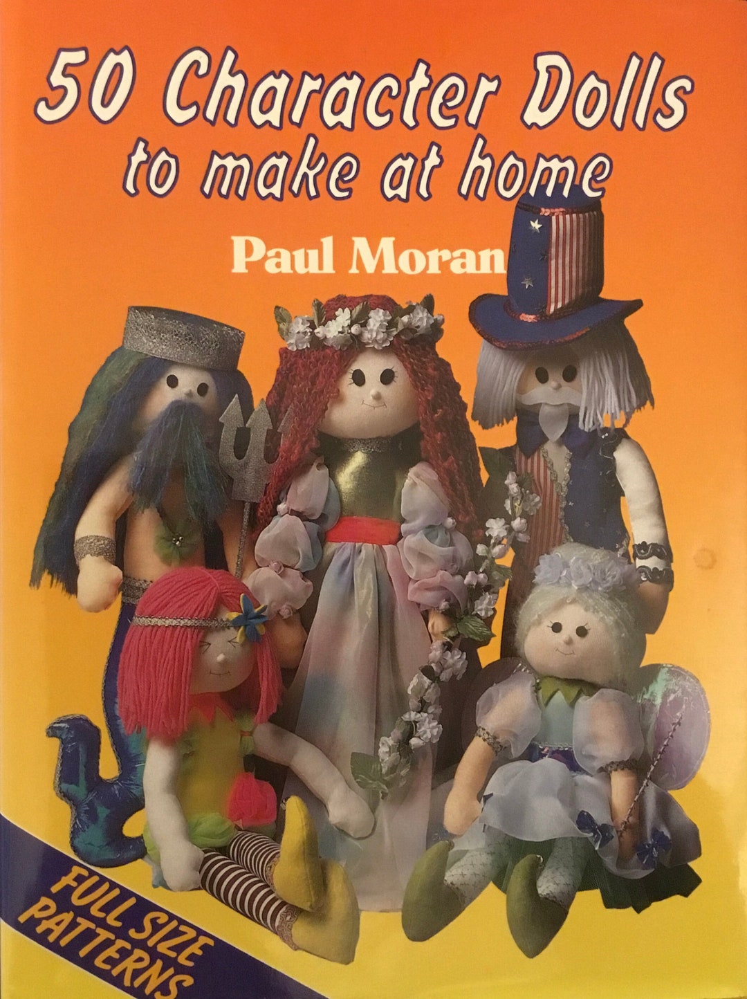 Vintage 1991 50 Character Dolls to Make at Home Paul Moran - Etsy