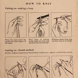 Vintage Patons & Baldwins Woolcraft A Practical Guide to Knitting and ...