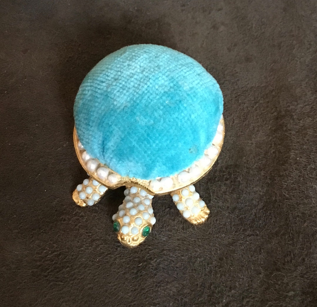 Beaded Turtle Pin Cushion - Etsy
