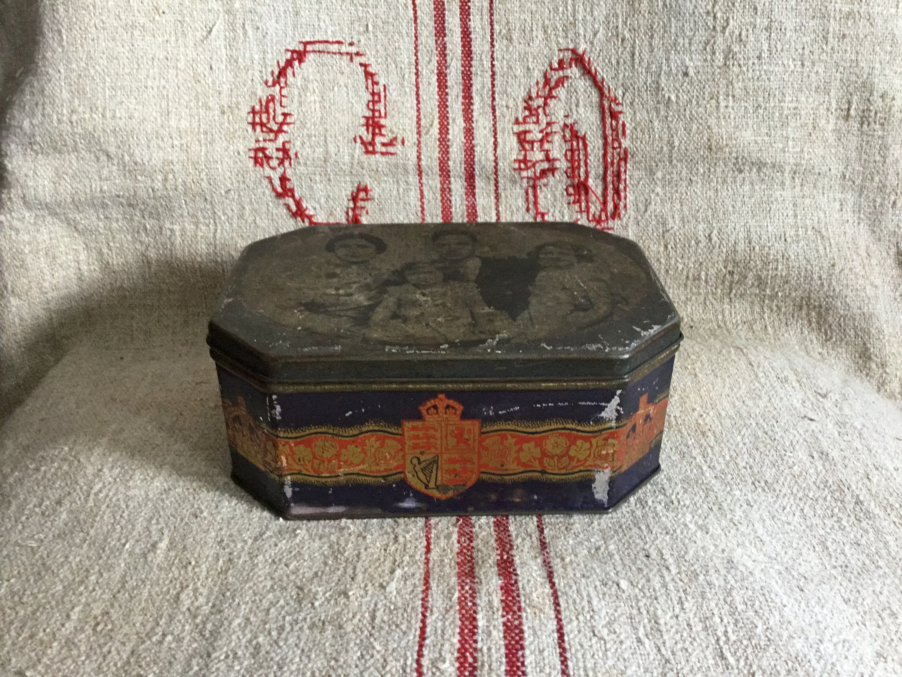 Vintage King George VI and Commemorative Coronation Tin Box | Etsy