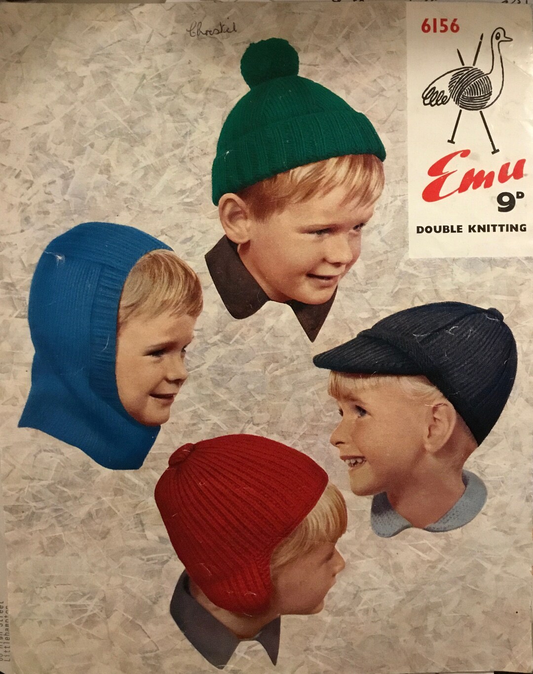 Emu Hats Knitting Pattern No.6156 to Fit 5-8 Years - Etsy