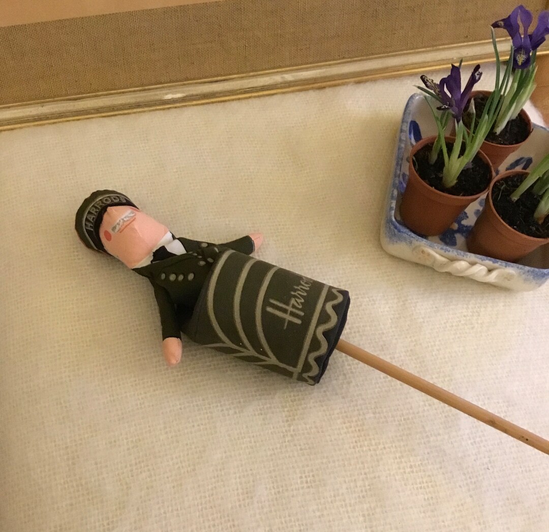 Vintage 1982 Anne Wilkinson Designs Harrods Doorman Pop up Puppet - Etsy