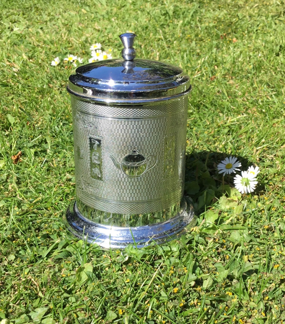 Vintage Tea Caddy - Etsy