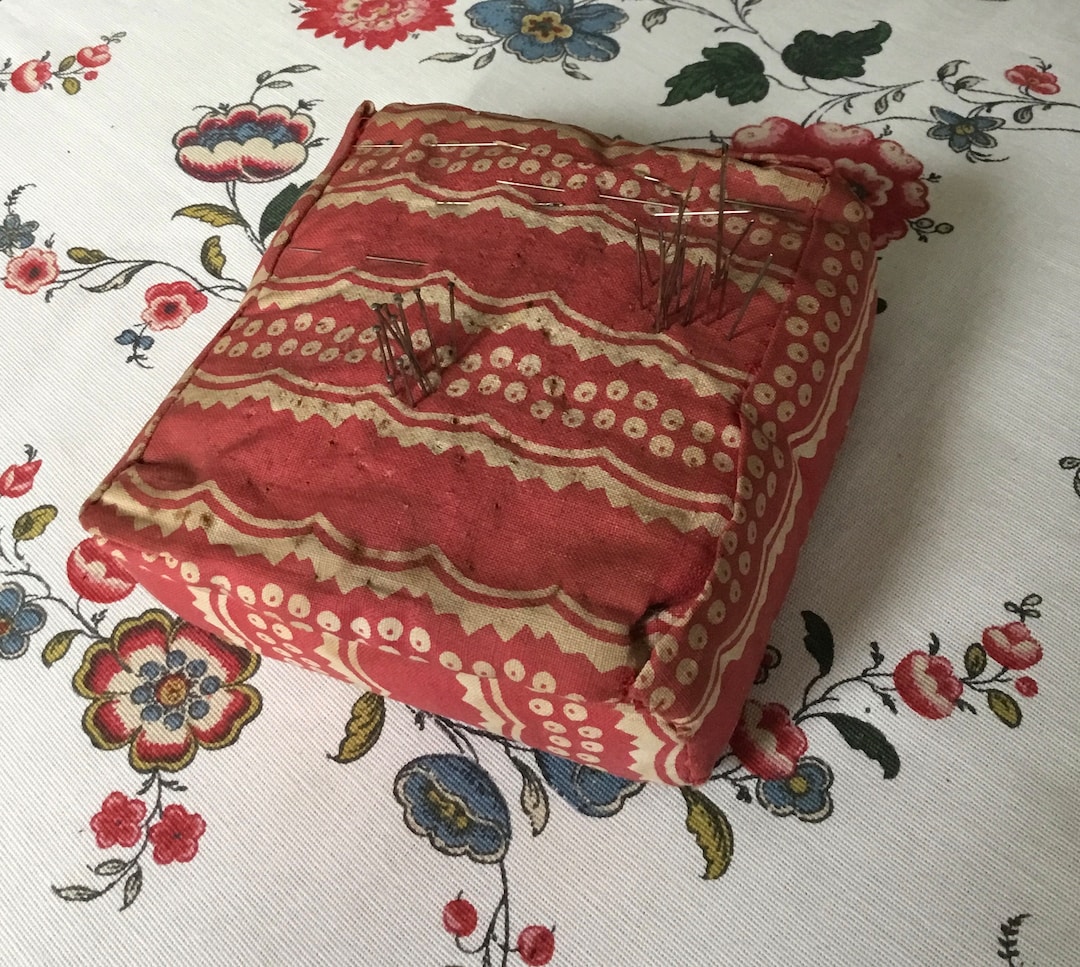 Large Vintage Square Pin Cushion - Etsy