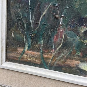 Vintage Framed Oil Painting “the Summer Woods” Signed Tom Lovatt-williams - Etsy