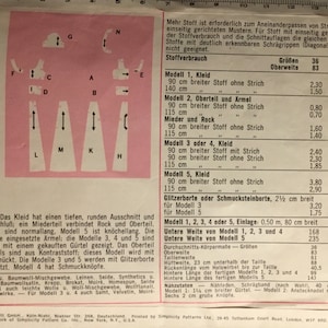 1969 Simplicity Short and Long Dresses Sewing Pattern No.8539 Size 38 ...