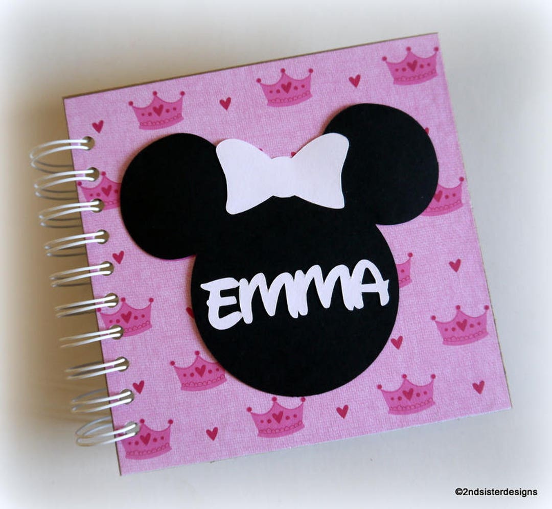 Disney Autograph and Photo Book Pink Princess Crowns - Etsy