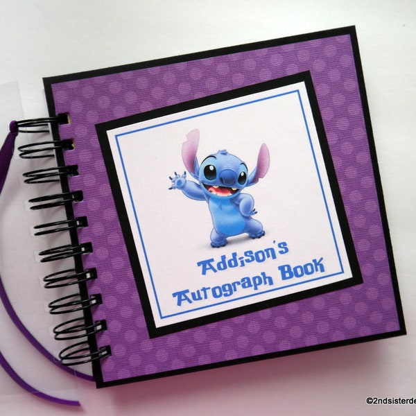 Stitch Autograph Book - Etsy