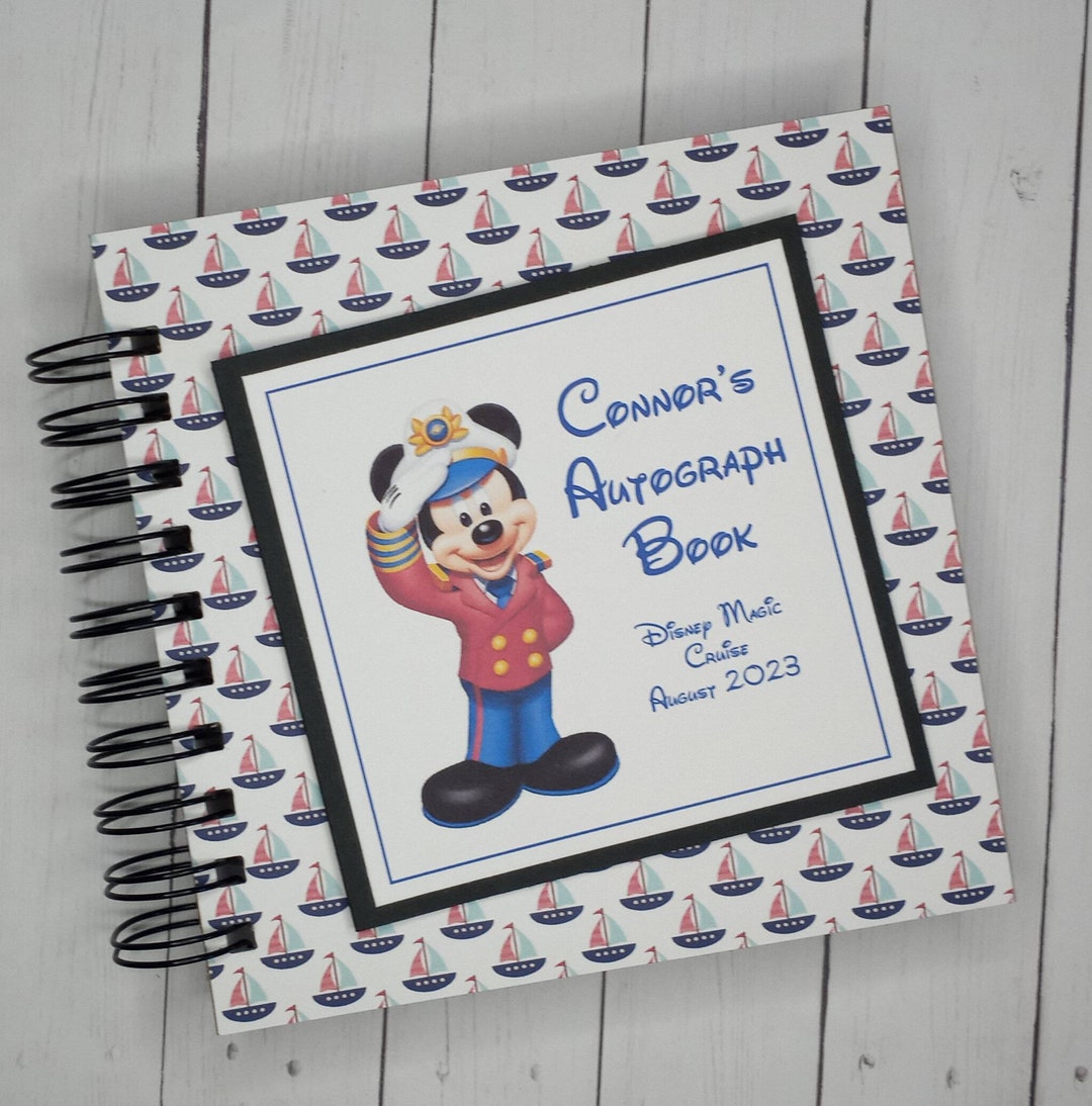 Disney Cruise Autograph Book Great for Boys or Girls Scrapbook Photo ...