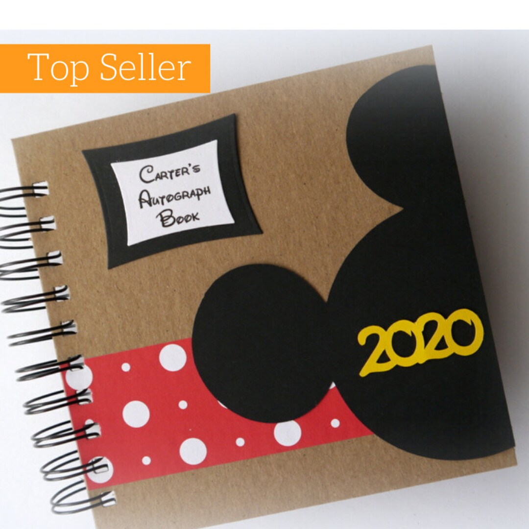 2024 Disney Autograph Book Scrapbook Travel Journal Vacation Photo Book ...