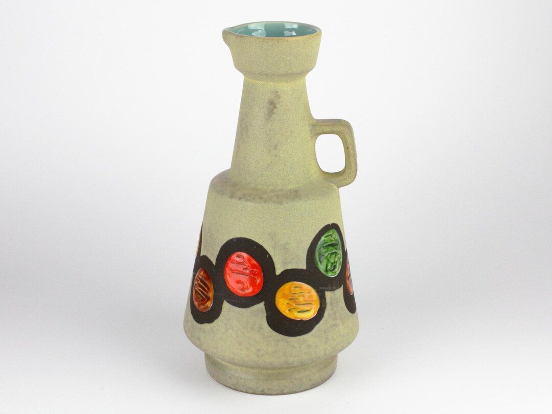 Tal Ceramic Vase by Ü-ceramic, 50s 60s Vintage, West German Pottery ...