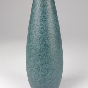 Tall Matt Blue Ceramic Vase by Marzi & Remi, 60s, West German Pottery ...