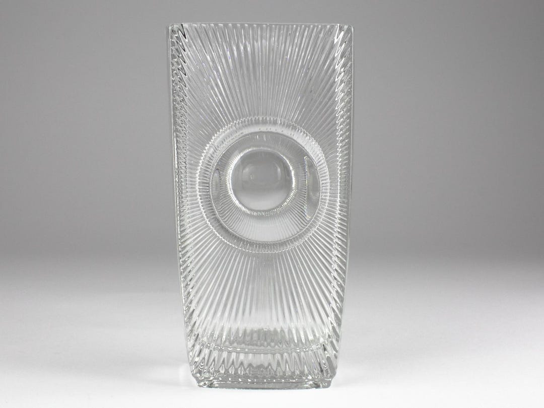 Czech Glass Vase by Rudolf Jurnik for Libochovice, 60s-70s, Mid Century ...