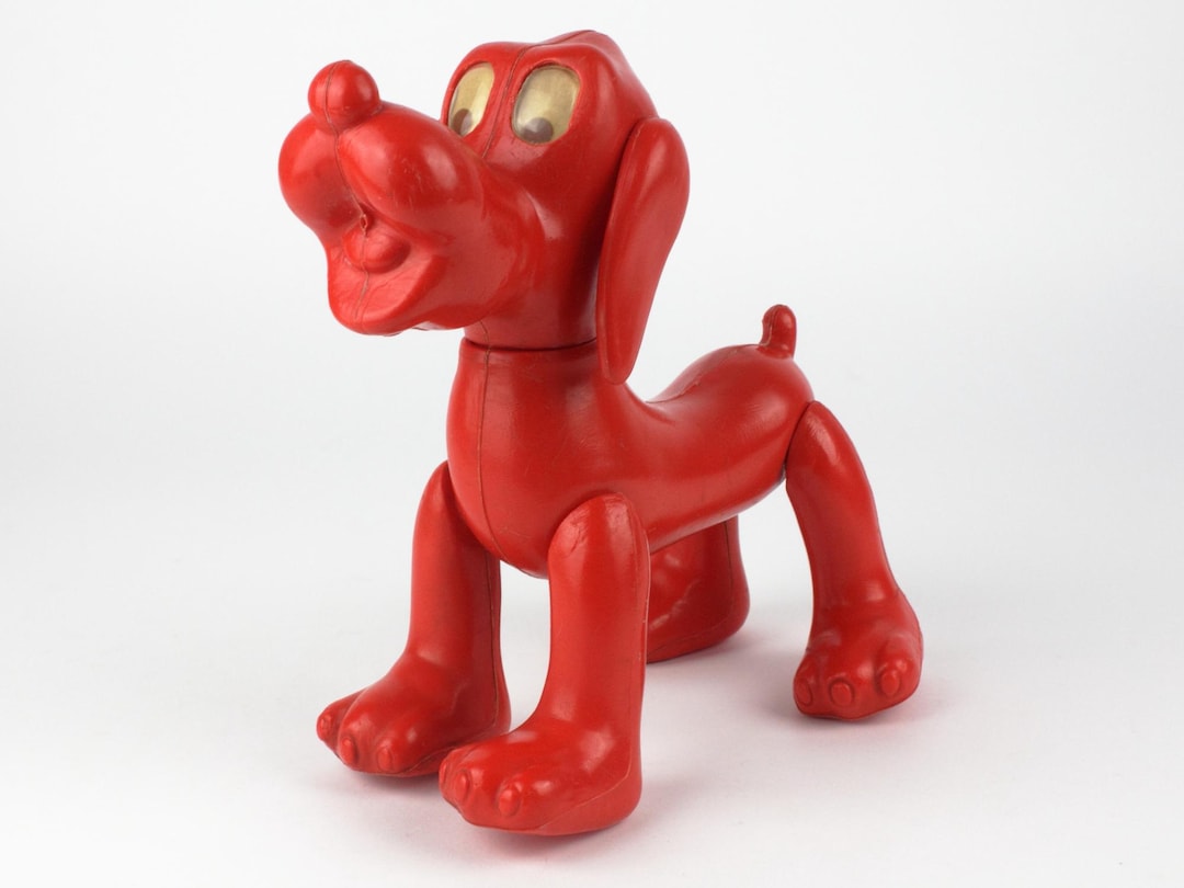 Vintage Childrens Toy Dog, "goofy", East Germany, Mid Century, Blue ...