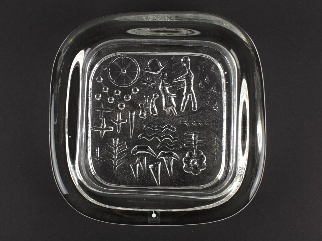 Stylish Glass Bowl by "pukeberg", Sweden 60-70s, Mid Century, Vintage ...