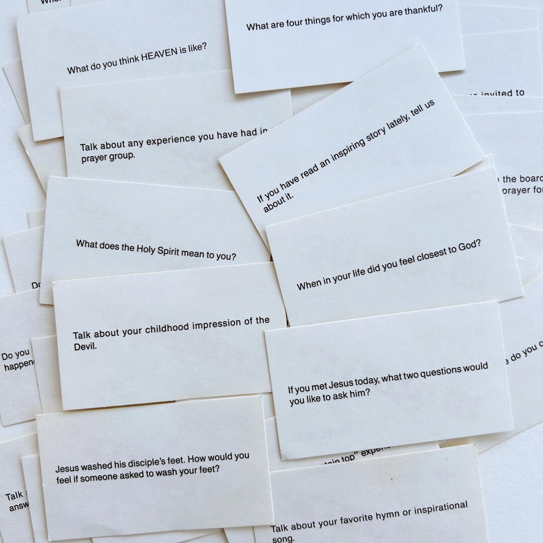 Vintage Prayer Journal Question Prompts - Journal Question Cards ...