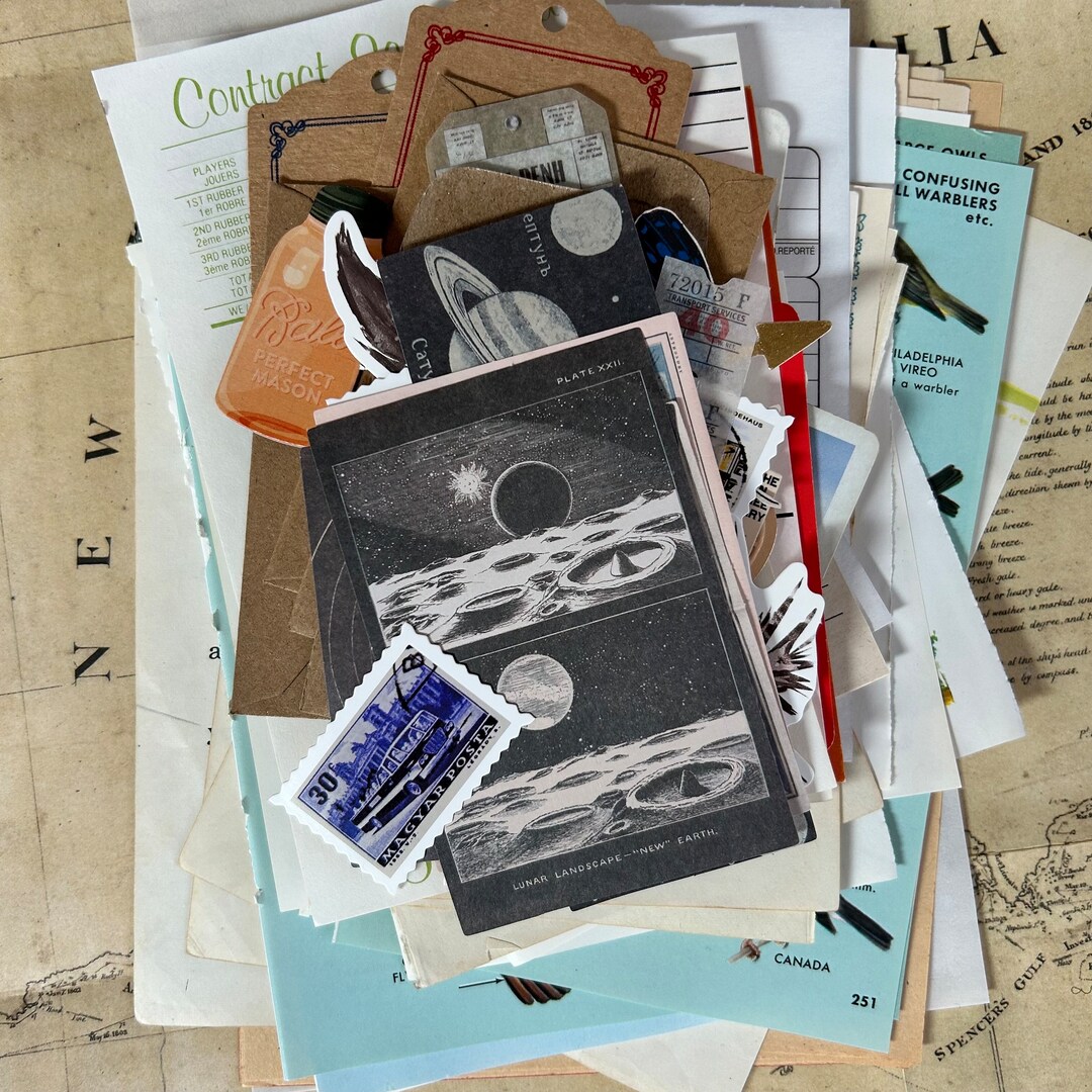Huge Vintage Inspiration Ephemera Pack - Etsy