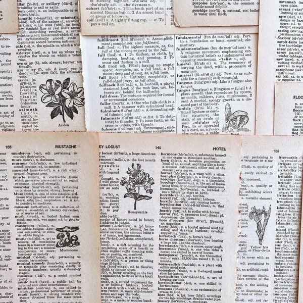 Antique Dictionary - Etsy