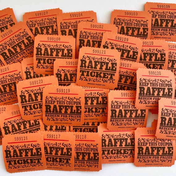 Vintage Raffle Tickets