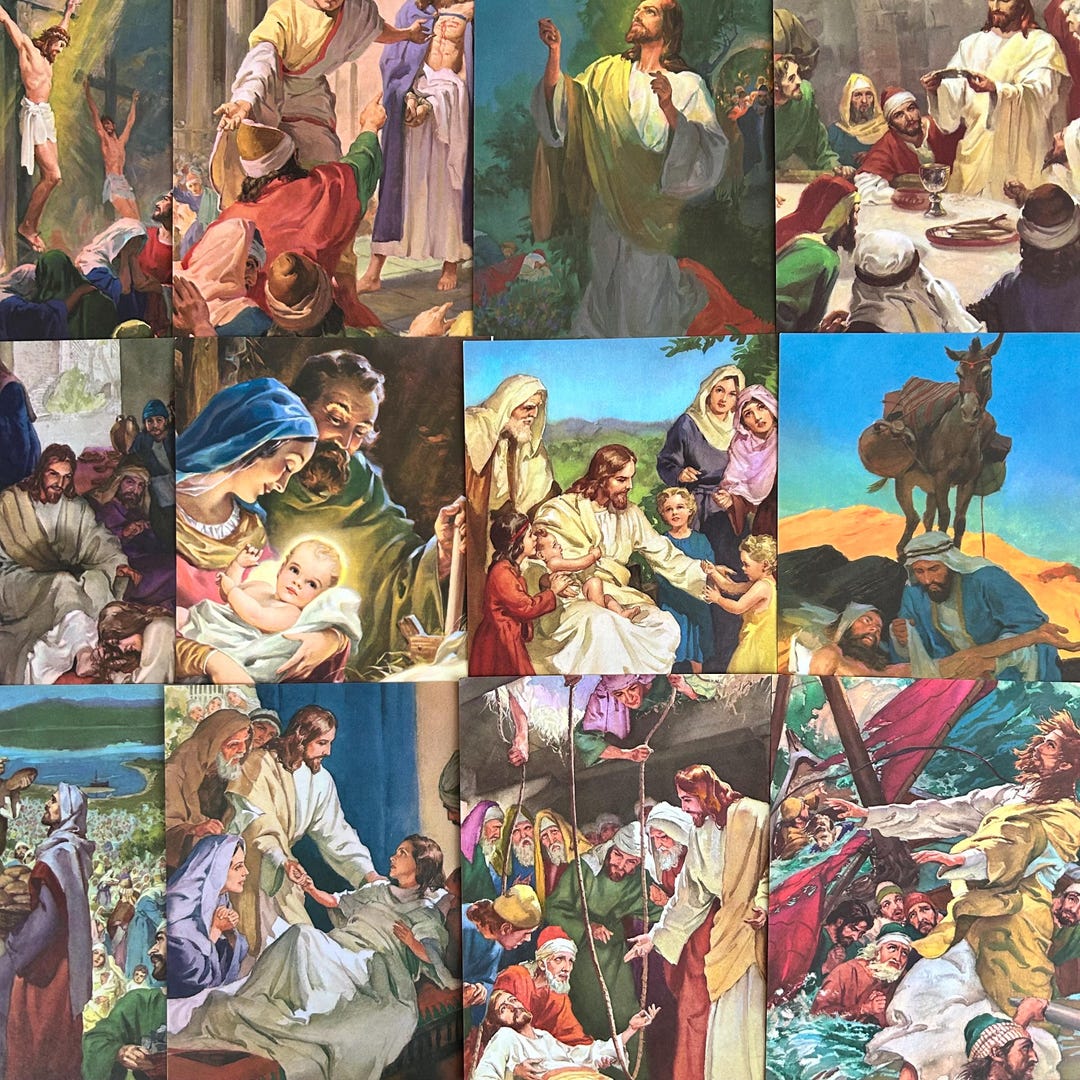 Vintage New Testament Bible Story Illustrations - Etsy
