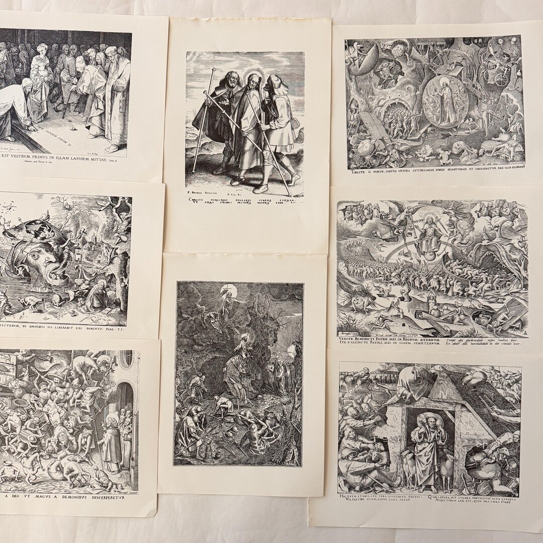 Peter Bruegel the Elder Prints – Legends & Apocrypha, 10 Vintage Book ...