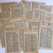 1954 Mini German Dictionary Pages, 25 Vintage German Dictionary Pages ...