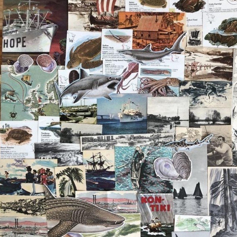 Beach and Ocean Themed Ephemera Pack for Junk Journals - Etsy