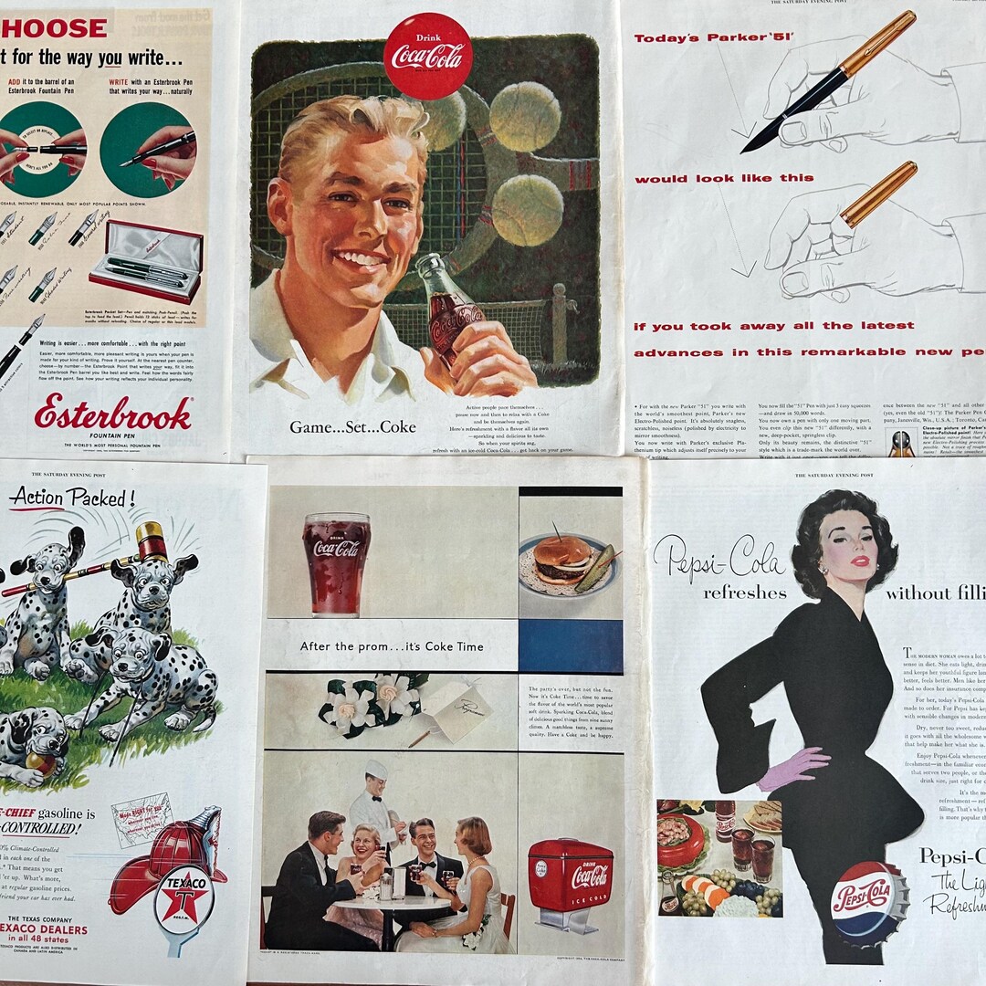 Large 1953 Magazine Advertisements - Etsy