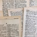 1954 Mini German Dictionary Pages, 25 Vintage German Dictionary Pages ...