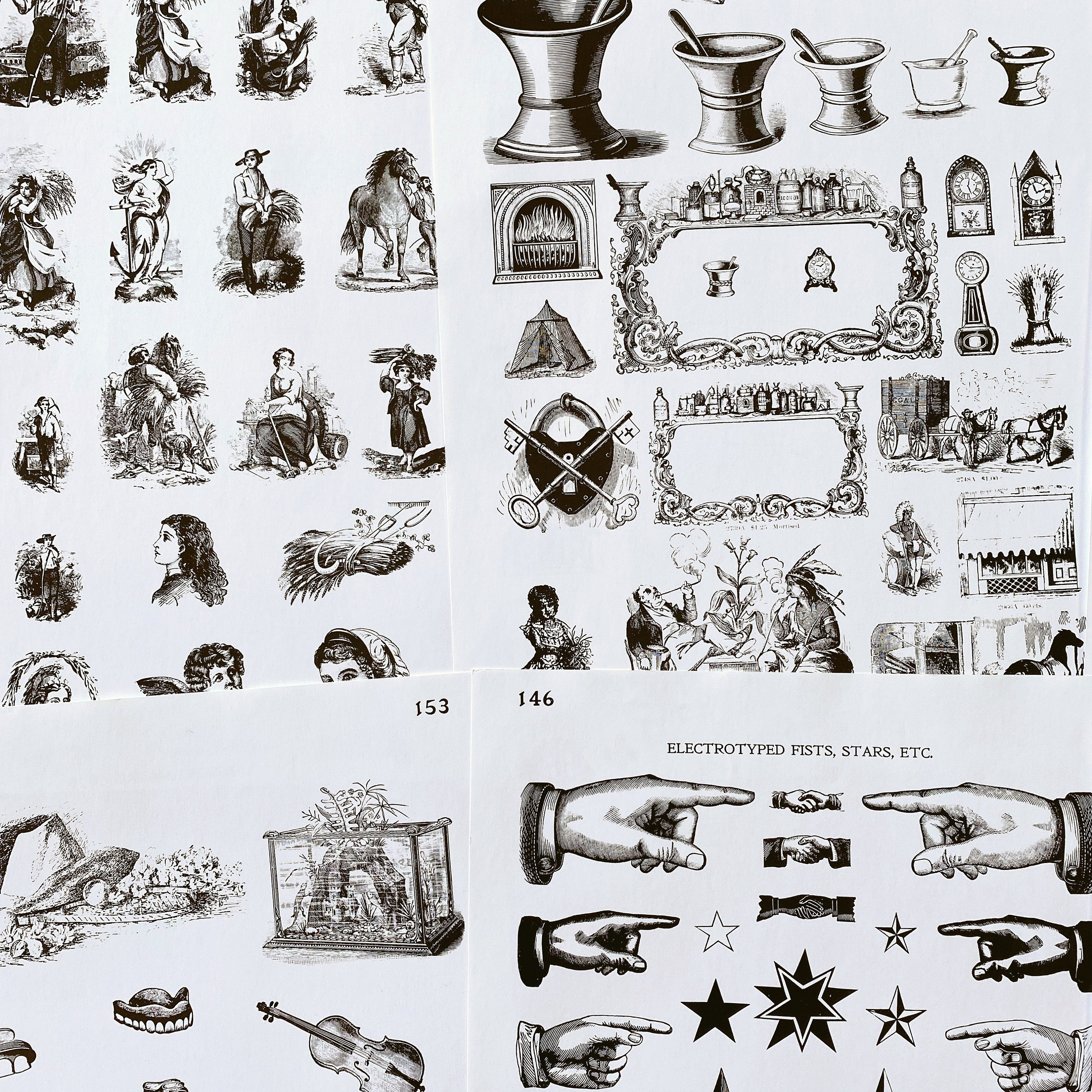 Vintage American Type Founders Illustrations: Alphabet Typography (15 ...