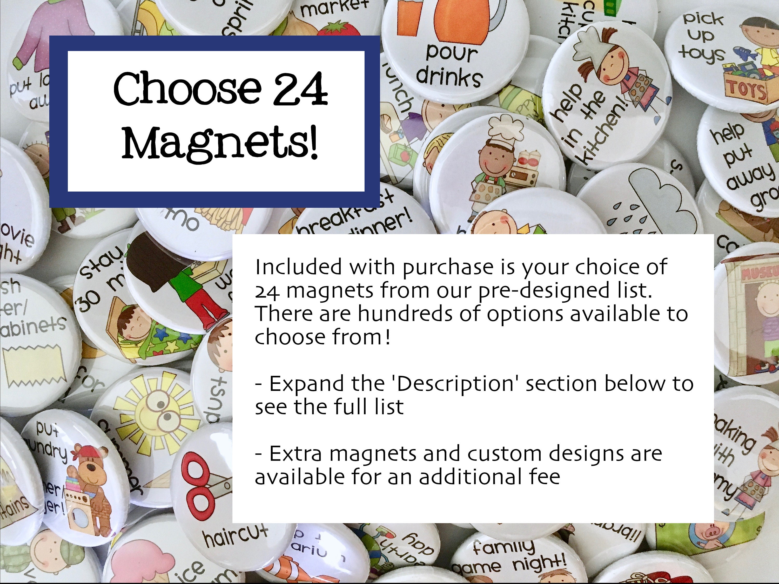 Kids Magnet Daily Routine Chore Board Task Chart | Etsy