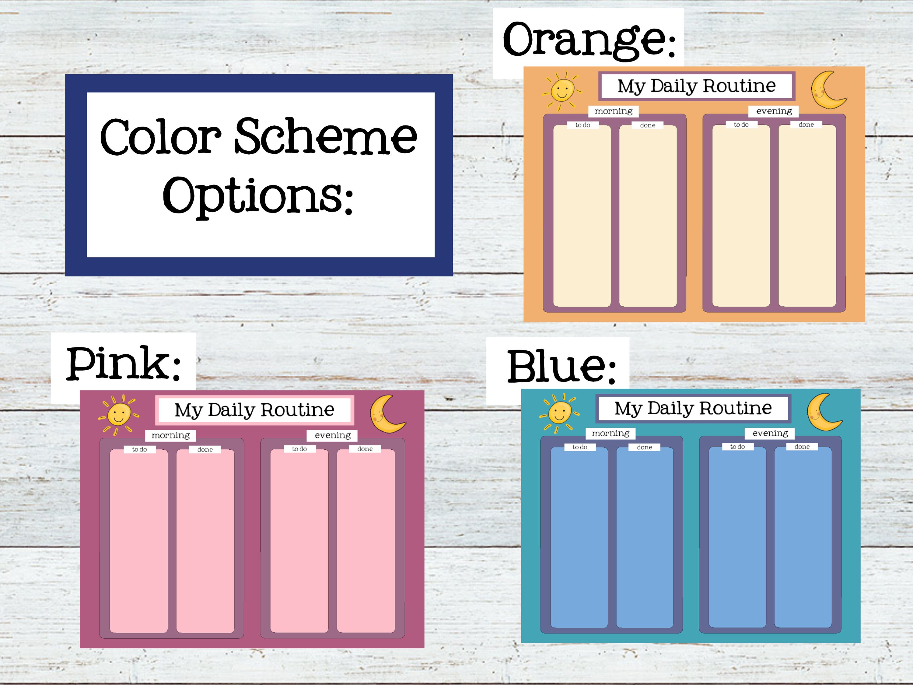 Kids Magnet Daily Routine Chore Board Task Chart | Etsy