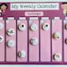 Weekly Kids Magnet Calendar, Schedule, Activity & Chore Chart ...