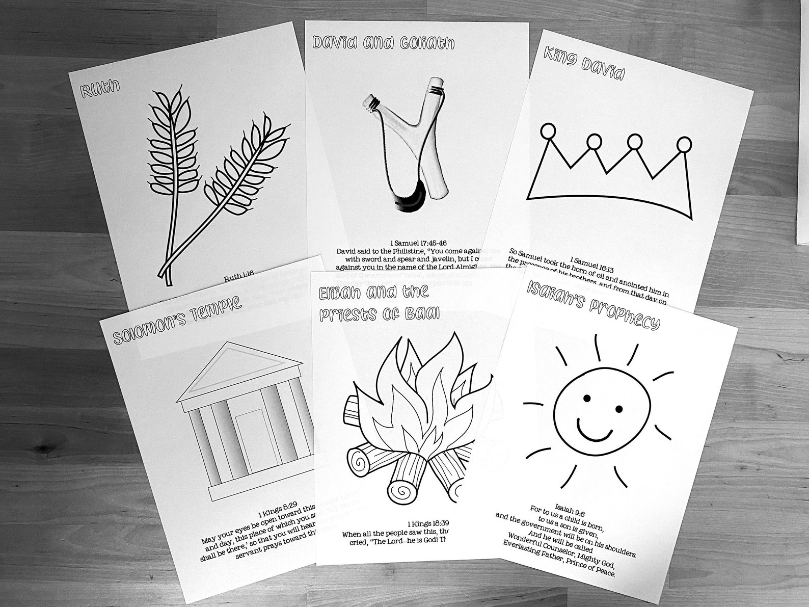 Printable Jesse Tree Coloring Pages, Advent Cards, Countdown to ...