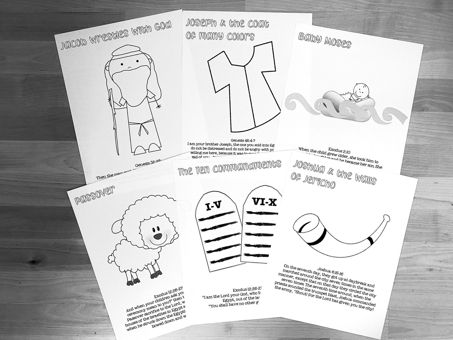 Printable Jesse Tree Coloring Pages, Advent Cards, Countdown to ...