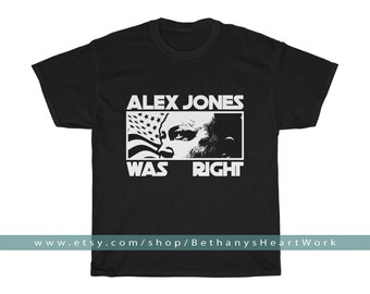 Alex Jones Shirt - Etsy