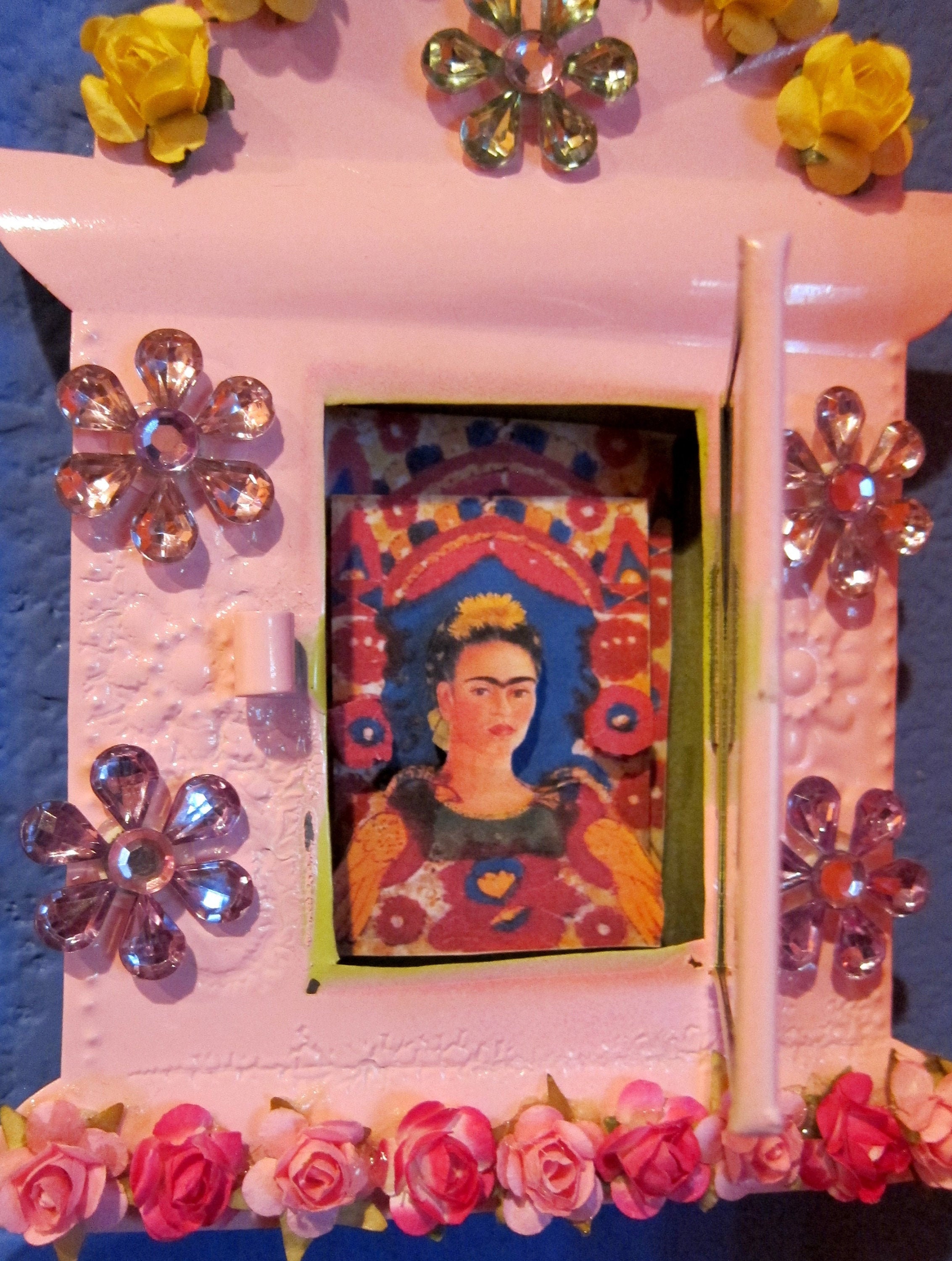Santo Retablo Tin Nicho the Frame 1938 Frida Kahlo | Etsy
