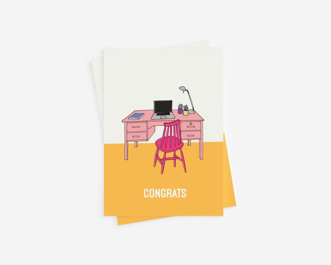 Congrats Greetings Card for New Job Promotion Pass School Exam Success ...