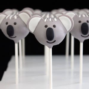 Koala Themed Gourmet Cake Pops - Etsy
